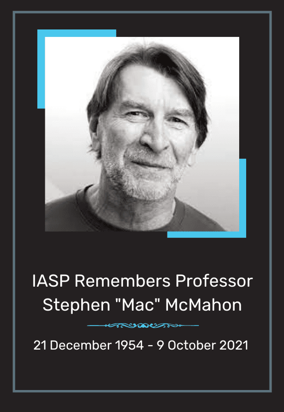 IASP Remembers Professor Stephen "Mac" McMahon - International ...