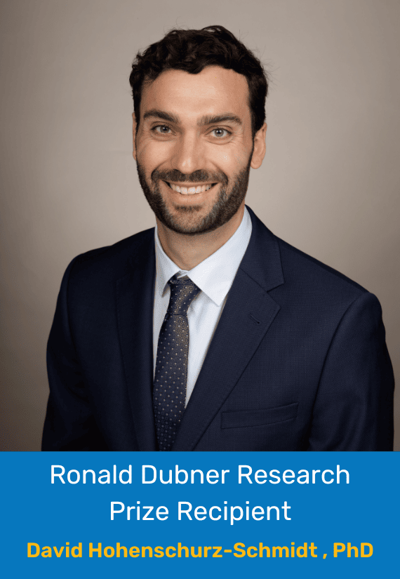 IASP Awards David Hohenschurz-Schmidt With the Ronald Dubner Research ...